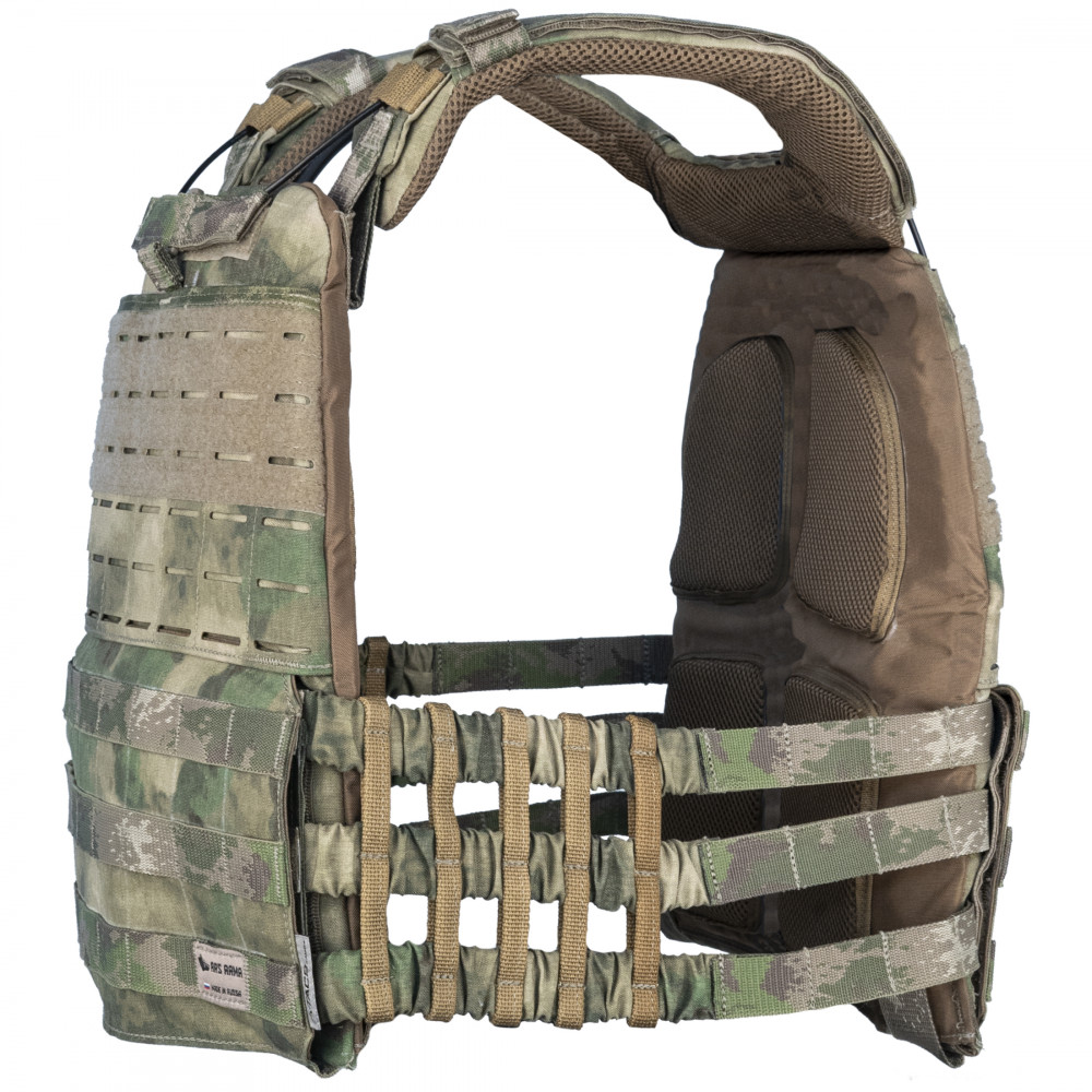 Plate Carrier "Tac Tec" A-Tacs FG ARS ARMA - Airsoft Zone UK